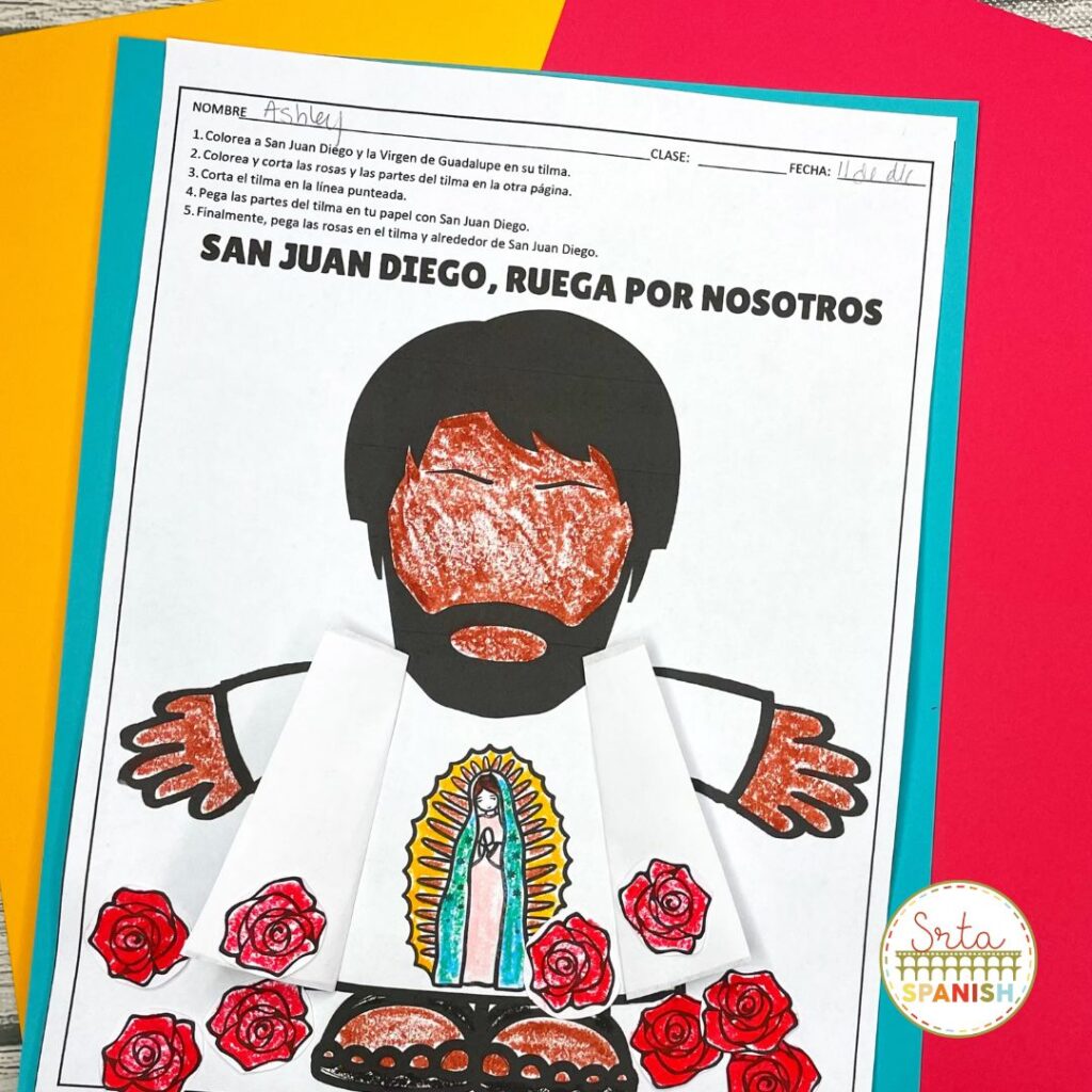 Our Lady of Guadalupe Activities for Spanish Class - Srta Spanish
