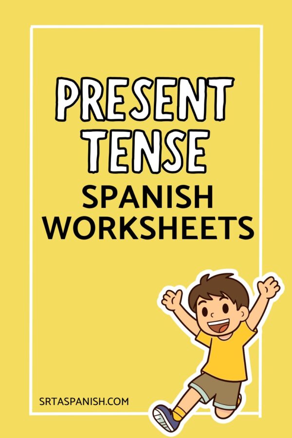 Spanish Present Tense Regular Verbs Practice Worksheets - Srta Spanish