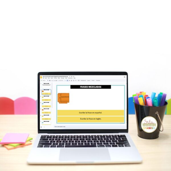 Unscramble Scrambled Sentences in Spanish Activity - Srta Spanish