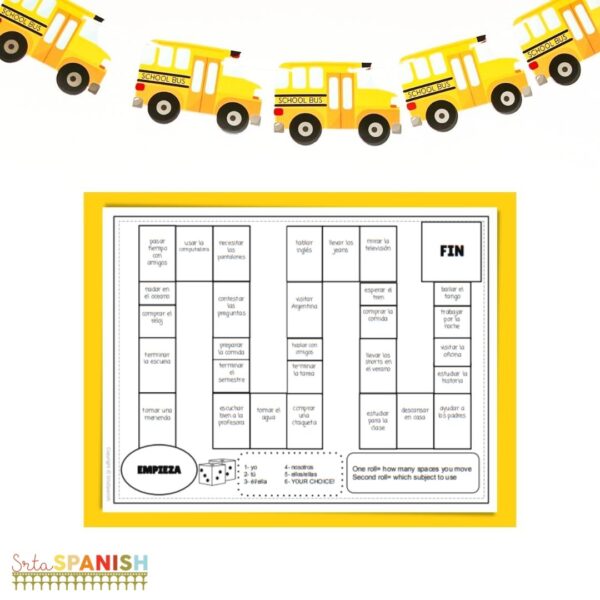 Spanish Present Tense Regular Verbs Practice Worksheets - Srta Spanish