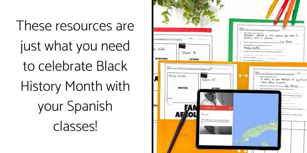 Afro Latinos Famosos Bundle Thank You Page - Srta Spanish