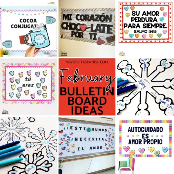 February Bulletin Board Ideas for Spanish Teachers - Srta Spanish