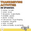 24 Spanish Thanksgiving Vocabulary Words for Spanish Class - Srta Spanish