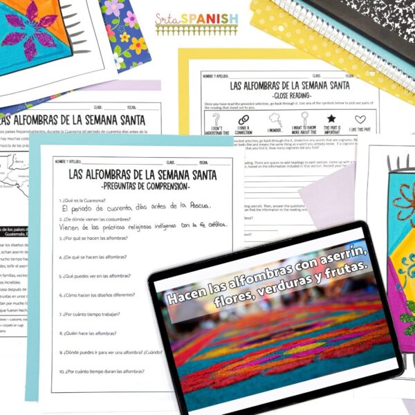 Christian Easter Printables for Spanish Class - Srta Spanish