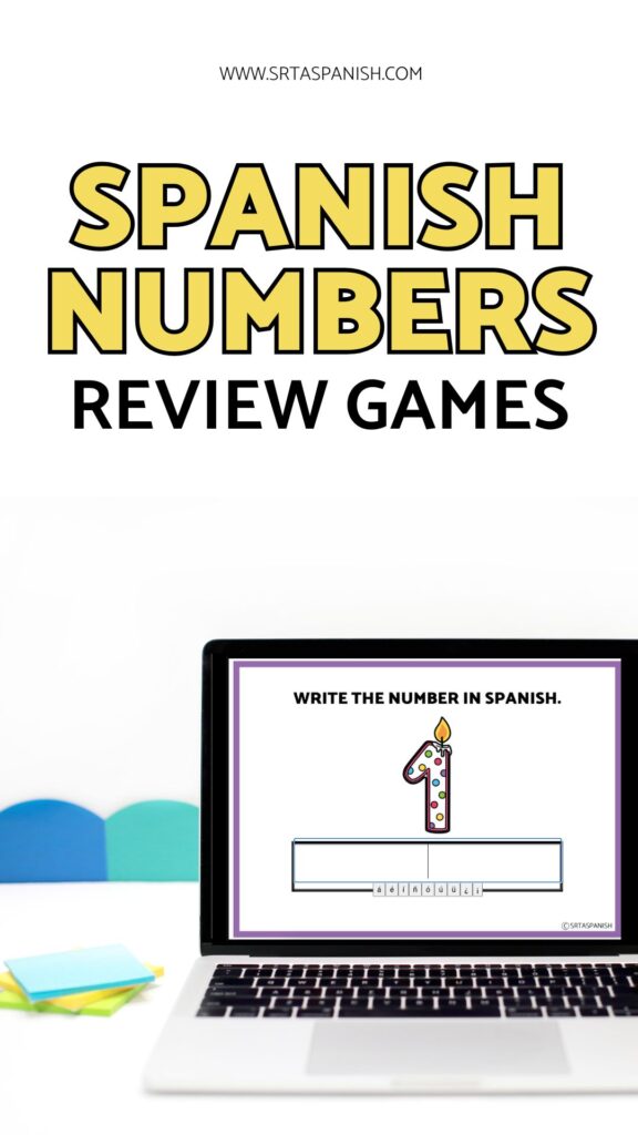 20 Learning Numbers in Spanish Games - Srta Spanish