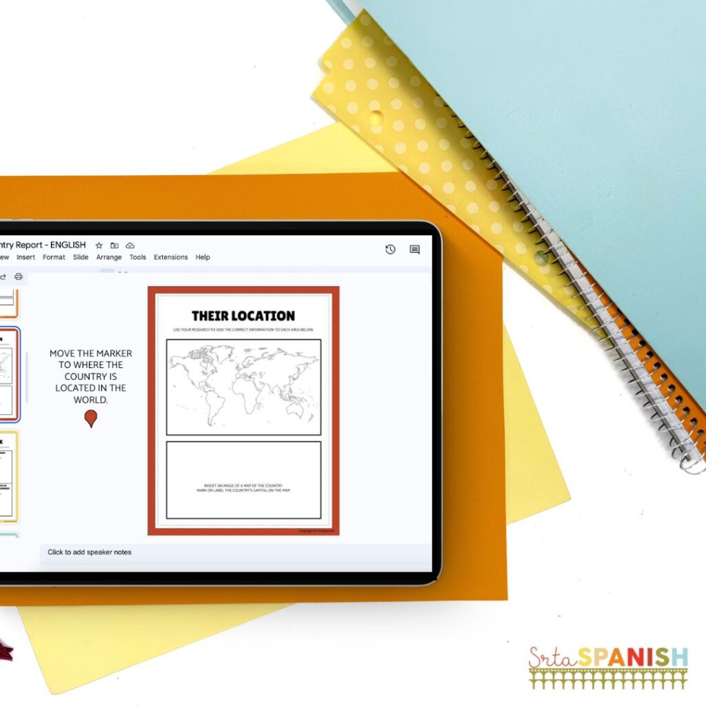 Spanish Projects for High School Students - Srta Spanish