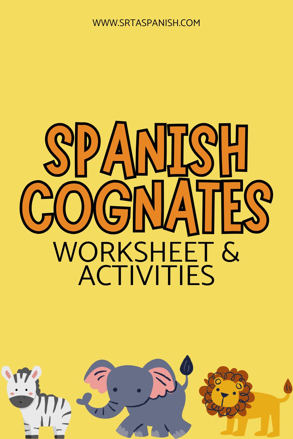 Spanish Cognates Worksheet & Reading Activities - Srta Spanish
