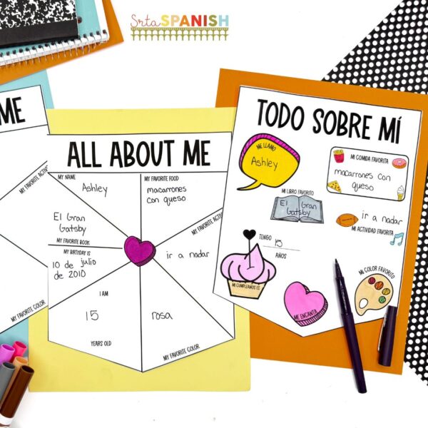 10 Icebreaker Worksheets, Games, & Activities for Spanish Class - Srta ...