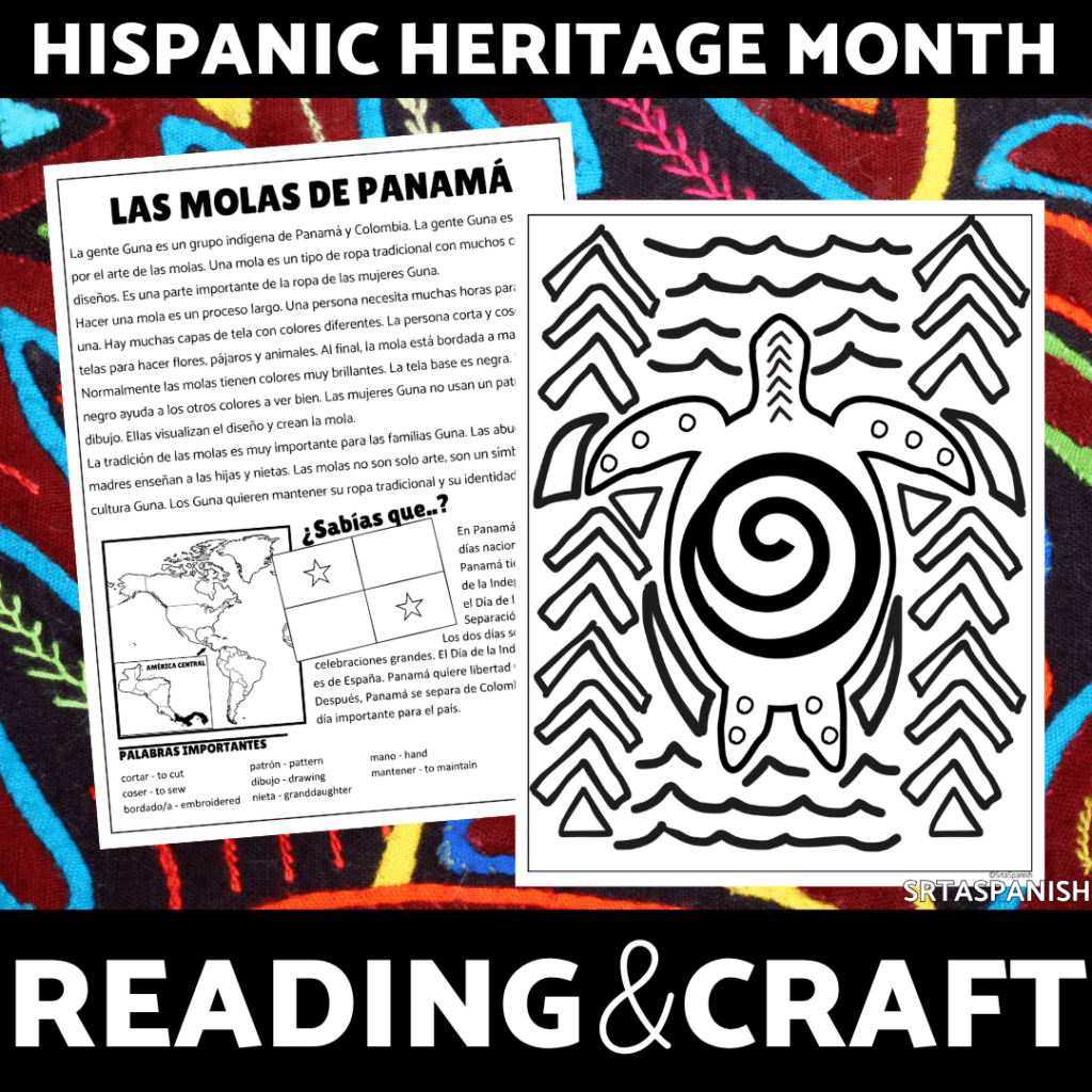 Easy Creative Craft for Hispanic Heritage Month - Srta Spanish