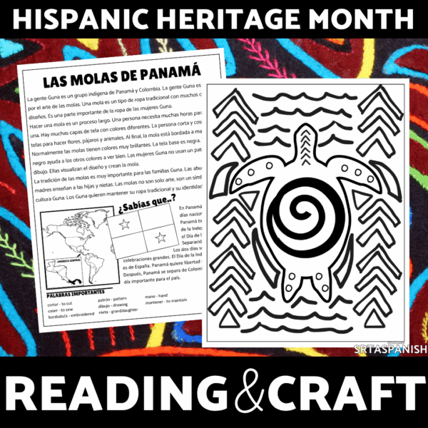 Easy Creative Craft for Hispanic Heritage Month - Srta Spanish