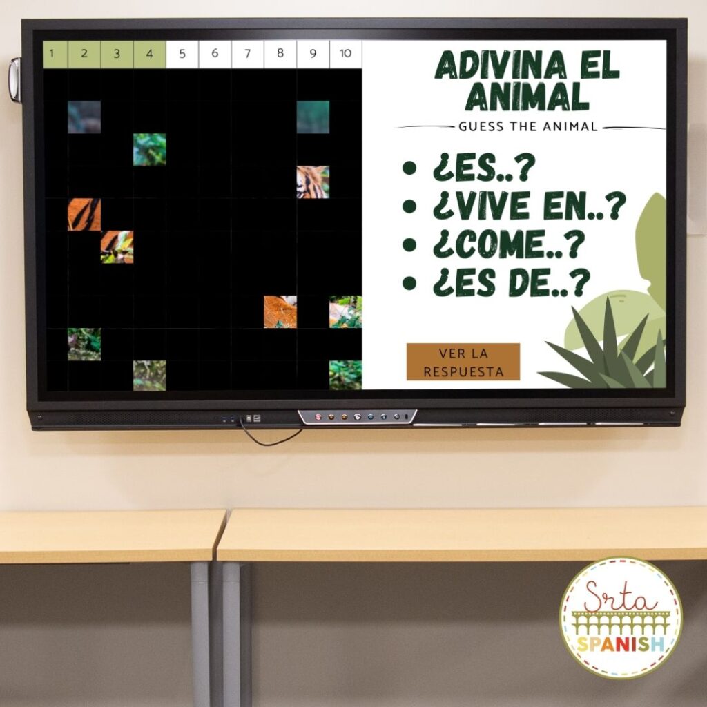 Teaching Animals in Spanish Worksheets & Activities - Srta Spanish