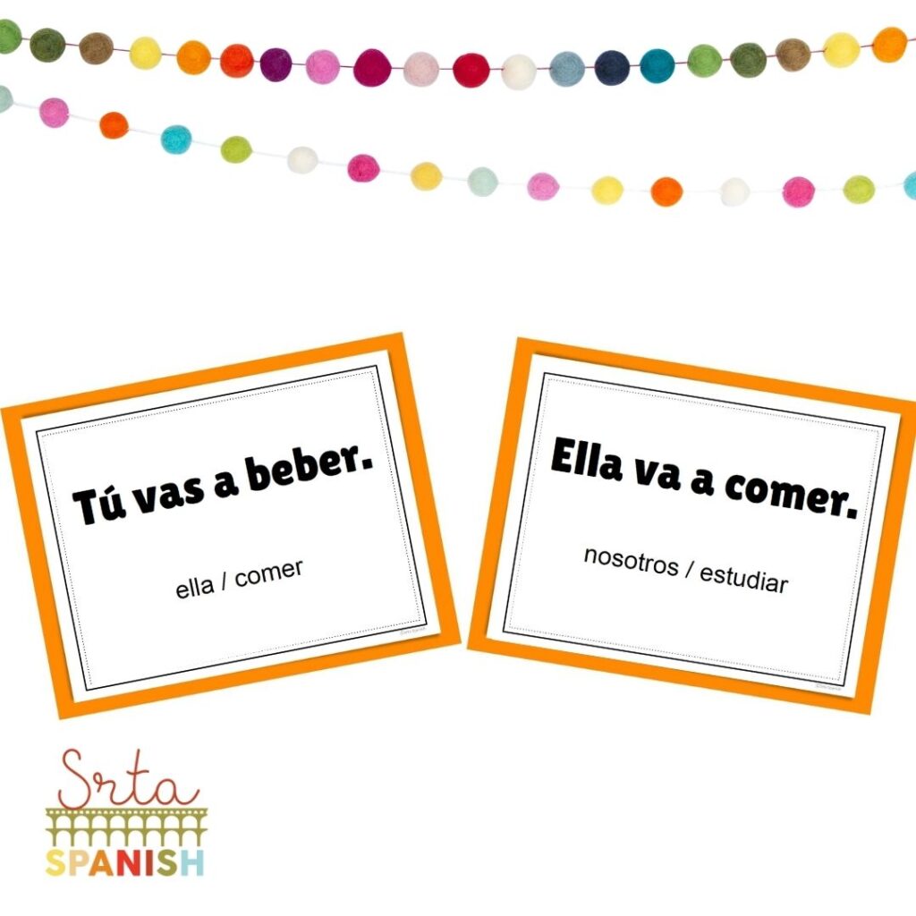 Ir a Infinitive Games for Spanish Class - Srta Spanish