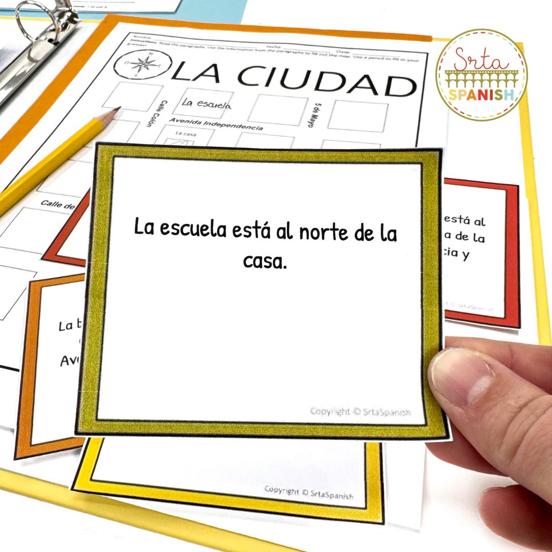 Places in the City in Spanish Reading Activities - Srta Spanish